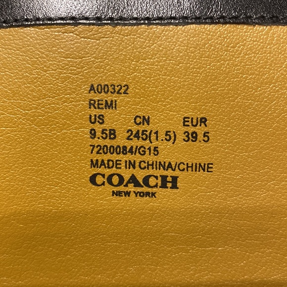 Coach | Shoes | Coach Leather Boots With Black Accent Studs | Poshmark